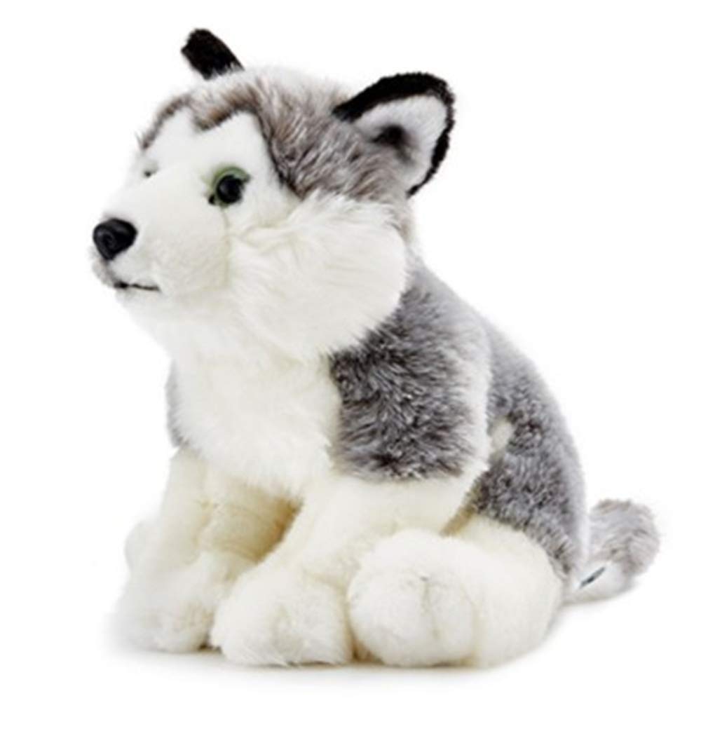 TAMMYFLYFLY Pugsly Pug Plush Stuffed Animal Puppy Dog, 12 inches (Husky)