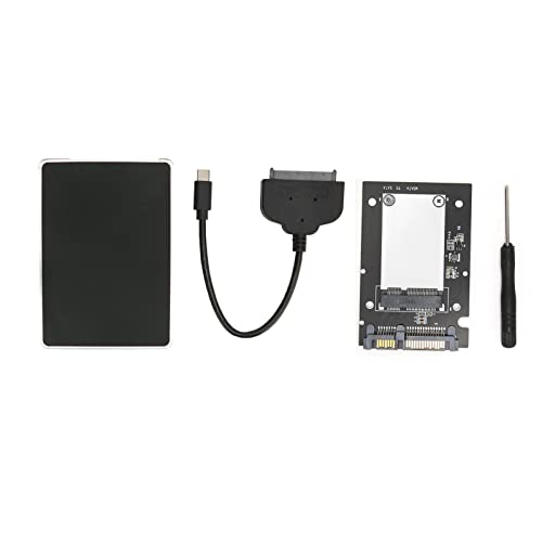 Gaeirt SSD Enclosure, 10Gbps Data Transmission Aluminum Alloy Material High Heat Dissipation Hard Drive Adapter Card for Computer for Home for Office