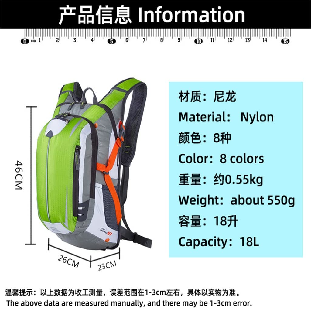 DHTDVD Sport Backpack Climbing Hiking Running Bike Cycling Knapsack Ultramcle Bagway Rucksack (Color : D, Size : 23cm.26cm.46cm)
