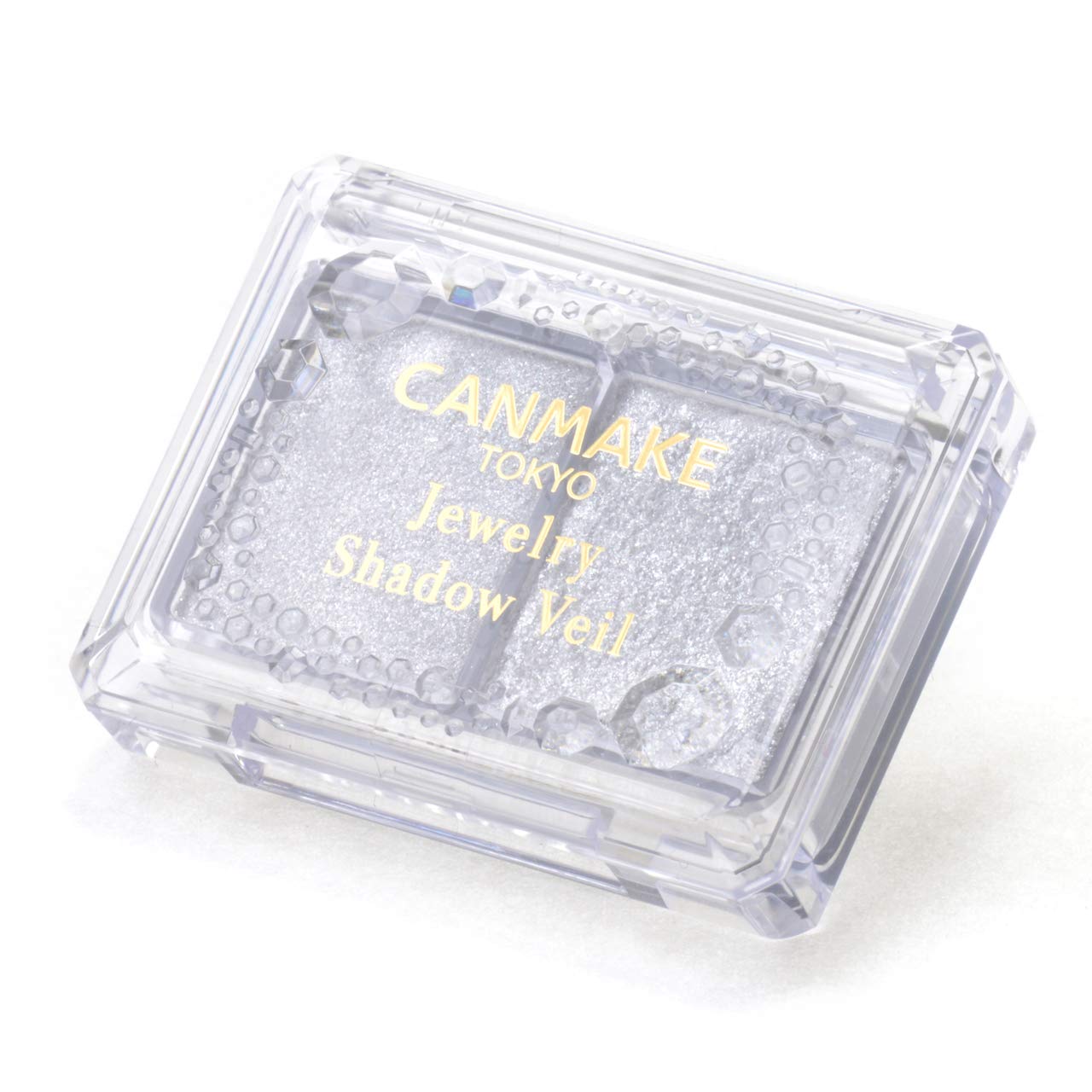CANMAKE Jewelry Shadow Veil, Eyeshadow Glitter 0.08 oz (2.4 g) (01 Innocent Crystal)