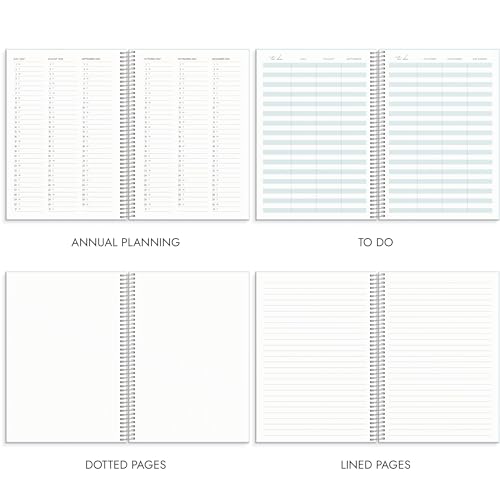 Burde Planner 2024 | Daily & Weekly Planner | Life Planner To Do | Elastic Band Closure, Hardcover | Planner 2024 | Organized living | December 18, 2023 to January 5, 2025