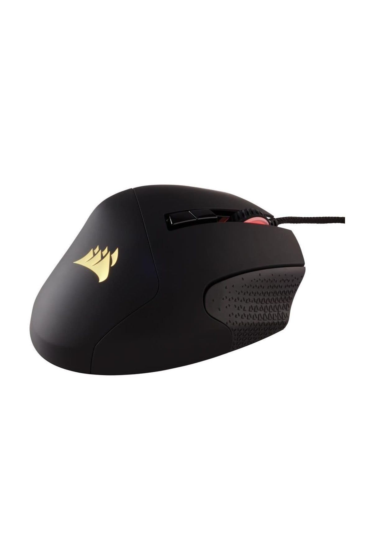 Corsair Scimitar Elite RGB Optical MOBA/MMO Gaming Mouse (18000 DPI Optical Sensor, 17 Programmable Buttons, 4-Zone RGB Multi-Colour Backlighting, Contoured Shape, On-Board Storage) - Black