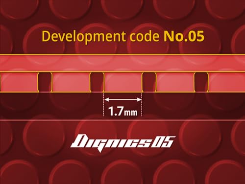 Butterfly Dignics 05 Table Tennis Rubber Table Tennis Rubber | 1.9 or 2.1 mm | Red or Black | 1 Inverted Table Tennis Rubber Sheet | Professional Table Tennis Rubber