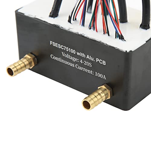 Electronic Speed Controller, Practical Aluminum Alloy Housing High Current Water Cooling ESC 14-84V for DIY