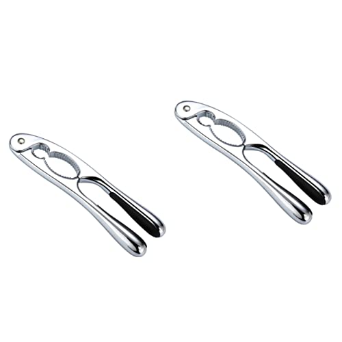 Mobestech 2pcs Nutcracker Lobster Crackers Almond Cookies Almond Nuts Seafood Opener Walnut Plier Opener Walnut Shucker Nut Crackers for Crab Legs Walnut Heavy Duty Nuts Tool