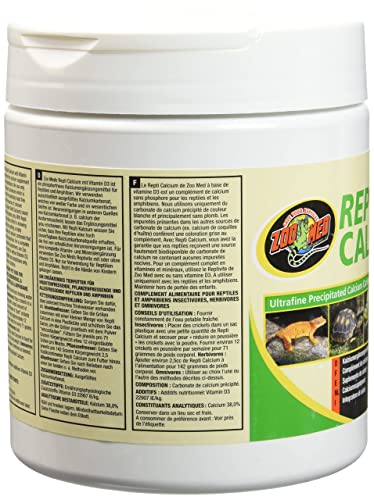 Zoo Med Reptile Calcium with Vitamin D3, 8-Ounce