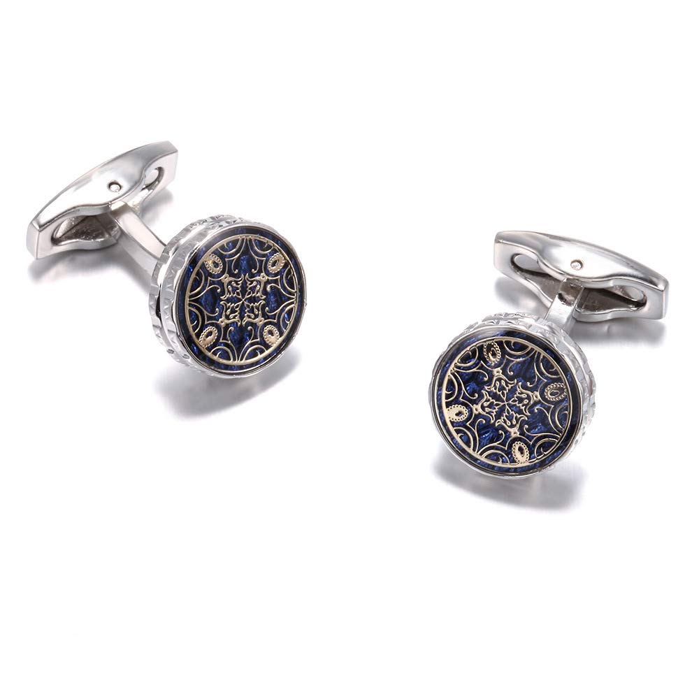 Cufflinks Men's Cufflinks Creative Cufflinks Shirt Cufflinks Dress Cuff Studs Elegant Cuff Accessories Cufflinks for Every Occasion (Cufflinks Box Included)