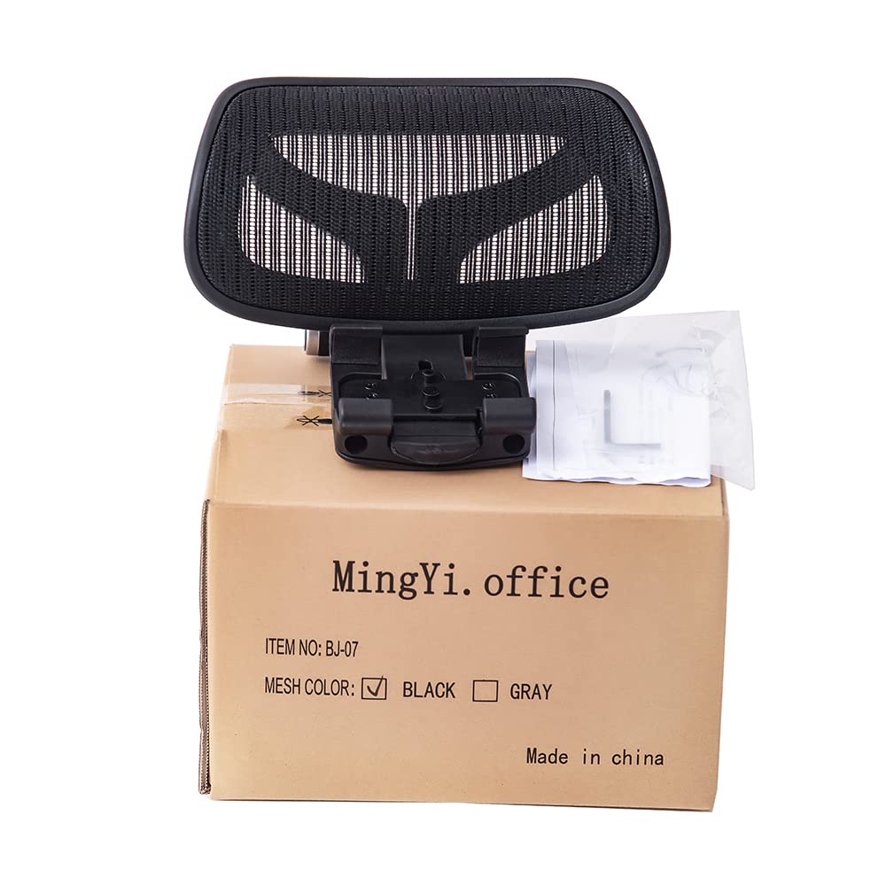 New Headrest for Herman Miller Classic and Remastered Aeron Office Chair Black/Graphite Headrest Only - Chair Not Included (for Classic Aeron)