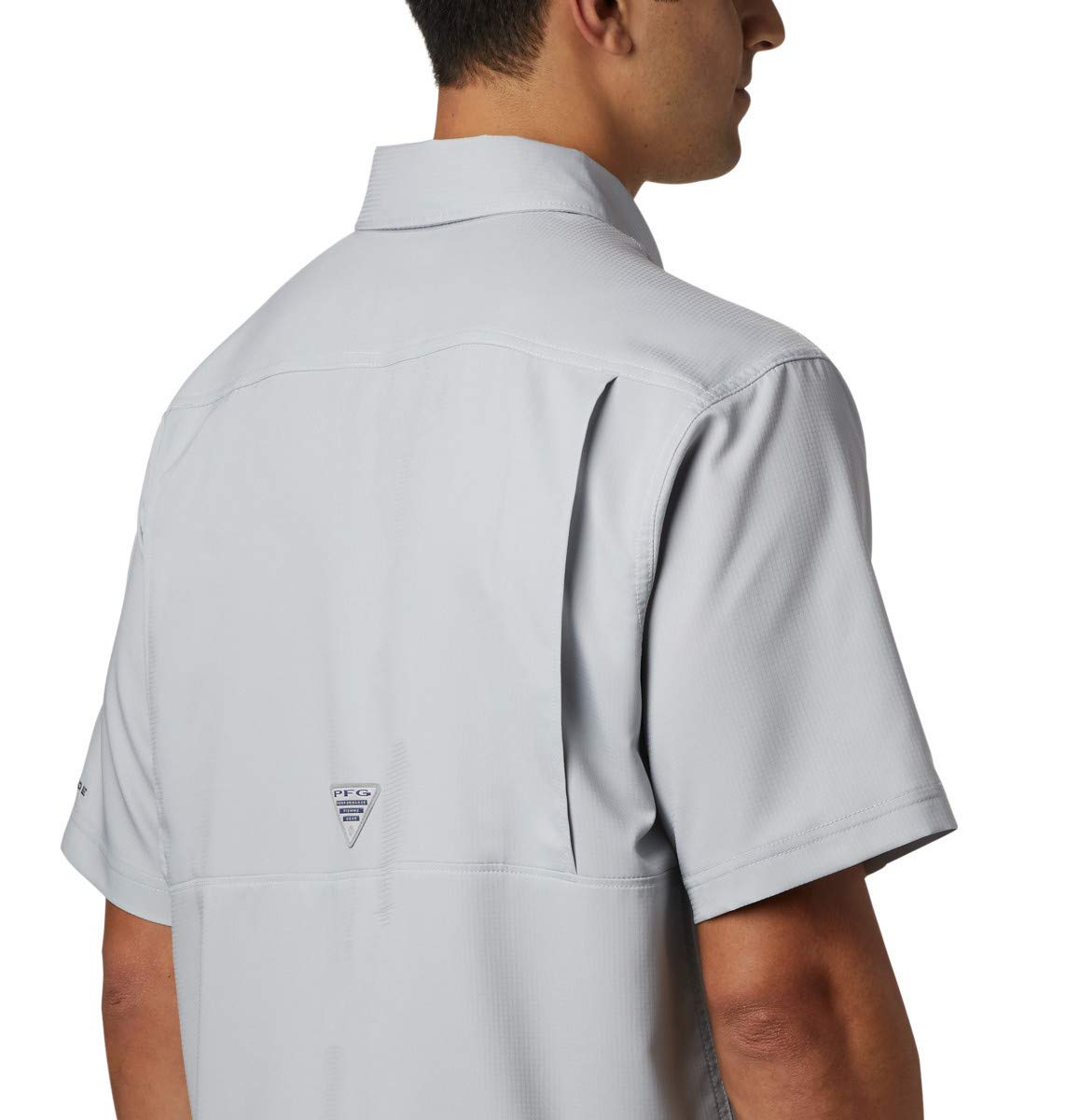 Columbia Men's Low Drag Offshore Short Sleeve Shirt, UPF 40 Protection, Moisture Wicking Fabric T-Shirt,Cool Grey,XX-Large