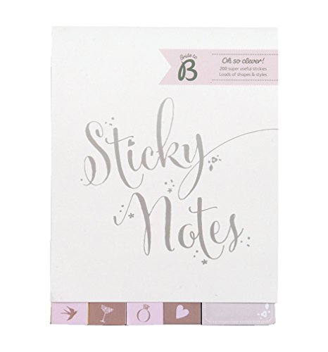Busy B Bride to B 5006 Wedding Sticky Notes - White