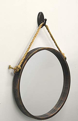 HIGH & MIGHTY 515820 Decorative Metal Hook, Easy Tool-Free Dry Wall Installation, Oval, Holds up to 25lb, Bronze