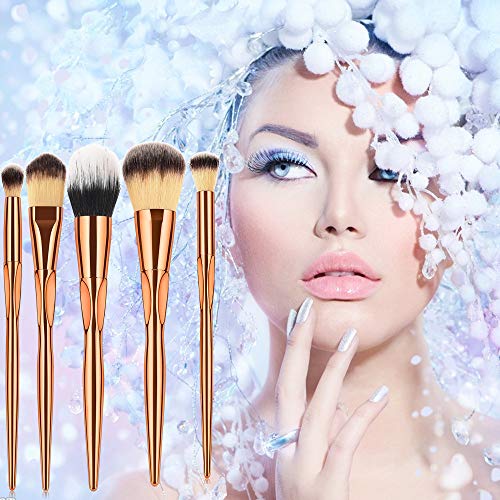 Eye Shadow Brushes Cotton Tip Makeup Brushes Set Pro Brush Eyeshadow Tool Foundation Powder Lip Eyeliner 5PCS Brush Charcoal Bar Soap for Makeup Brushes