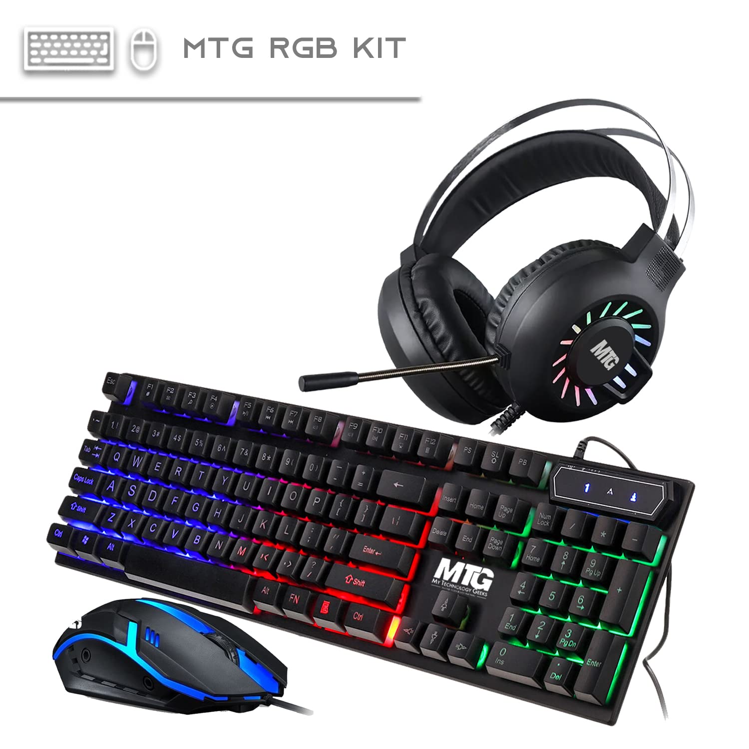Gaming All in one PC 24 Inch FHD Touchscreen, MTG Yama, Intel Core i5 10th Gen, 16GB RAM, 1TB NVME, AMD RX 550 4GB DDR5 Graphics, Webcam, DVD RW, RGB Combo, Windows 11 Home