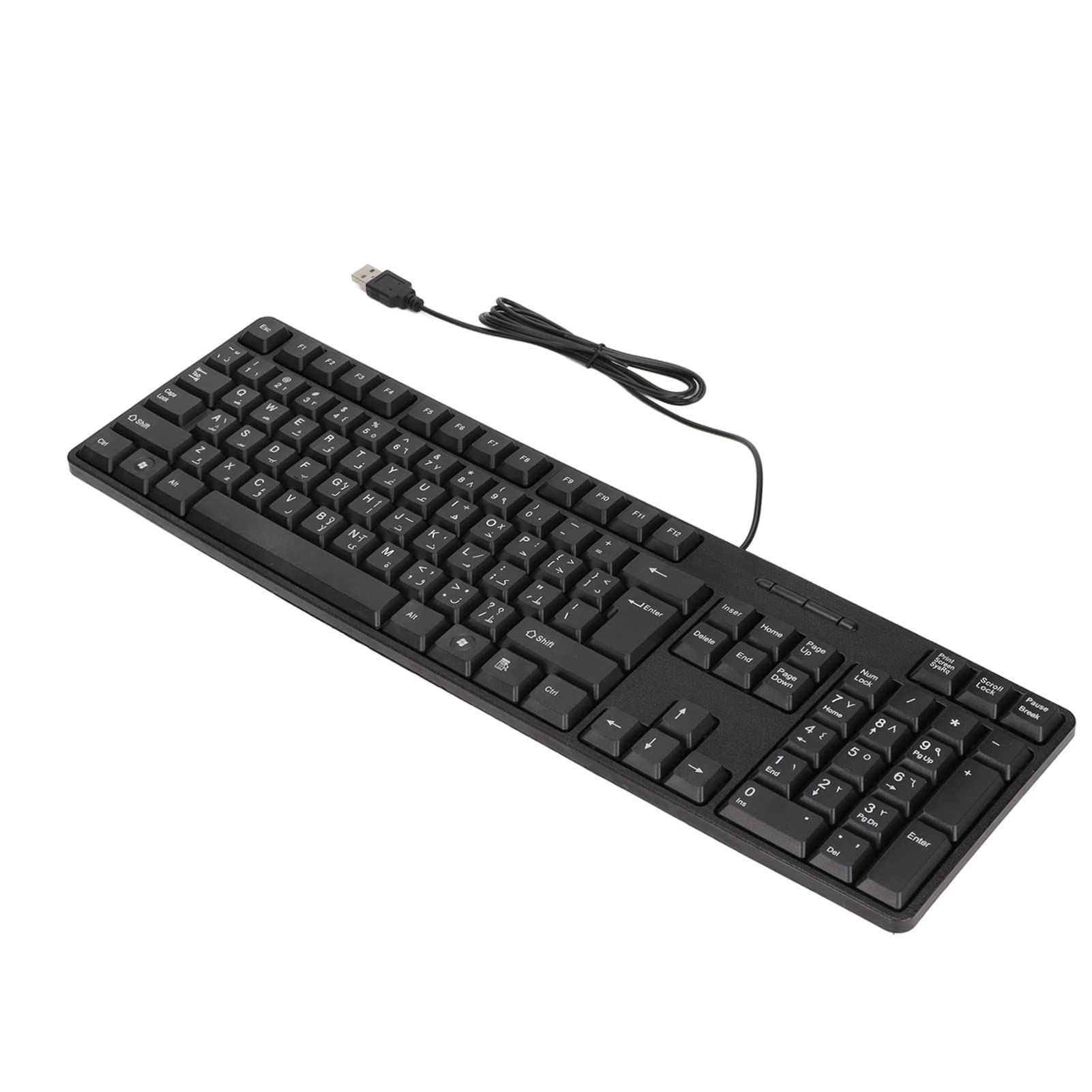 Gaming Keyboard, Arabic Keyboard USB Interface for Laptop