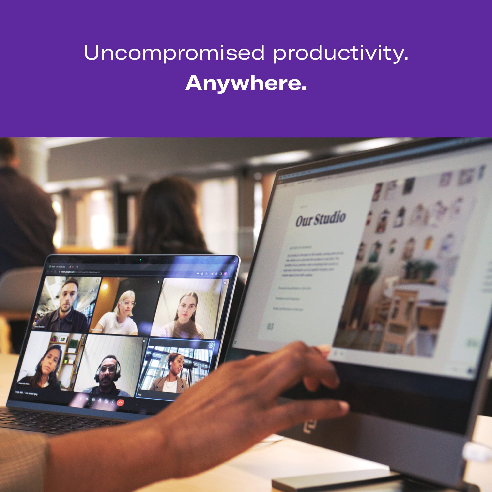 espresso Displays 15: World's Thinnest Portable Monitor - Premium Touchscreen for Mac, Windows & More. Durable, Robust Aluminium Design. 1 Cable Connection.