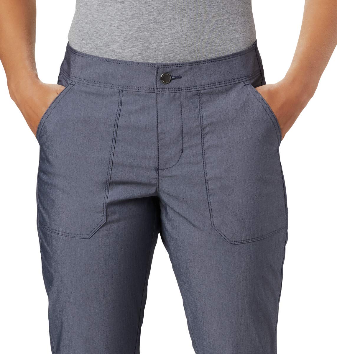 Columbia Women's Standard Longer Days Pant, Nocturnal Heather, 2 x Regular