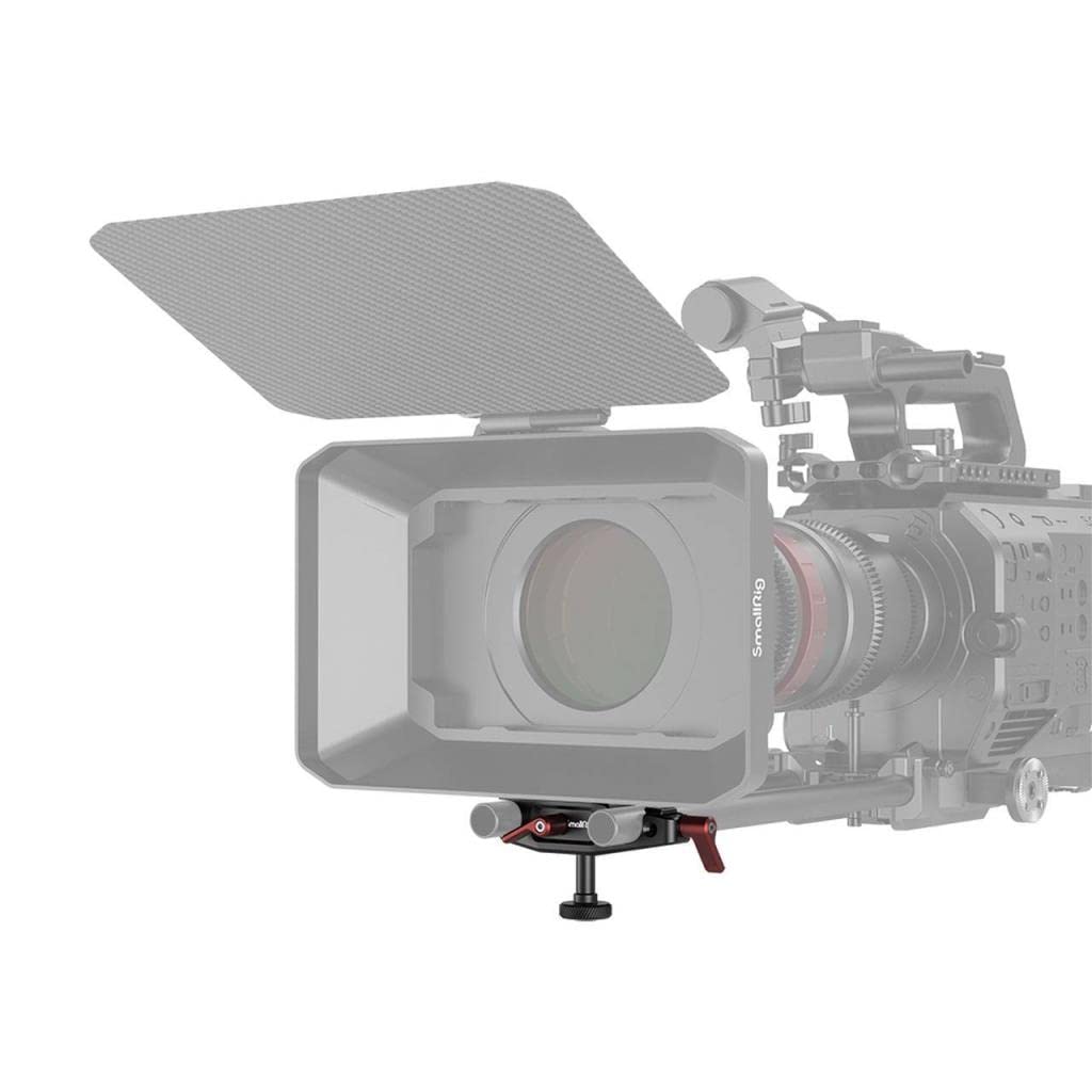 SMALLRIG 15mm LWS Rod Support for SmallRig 2660 Matte Box, Anti-Twist Design, 20.5mm Vertical Adjustment (Updated Version) - 3411