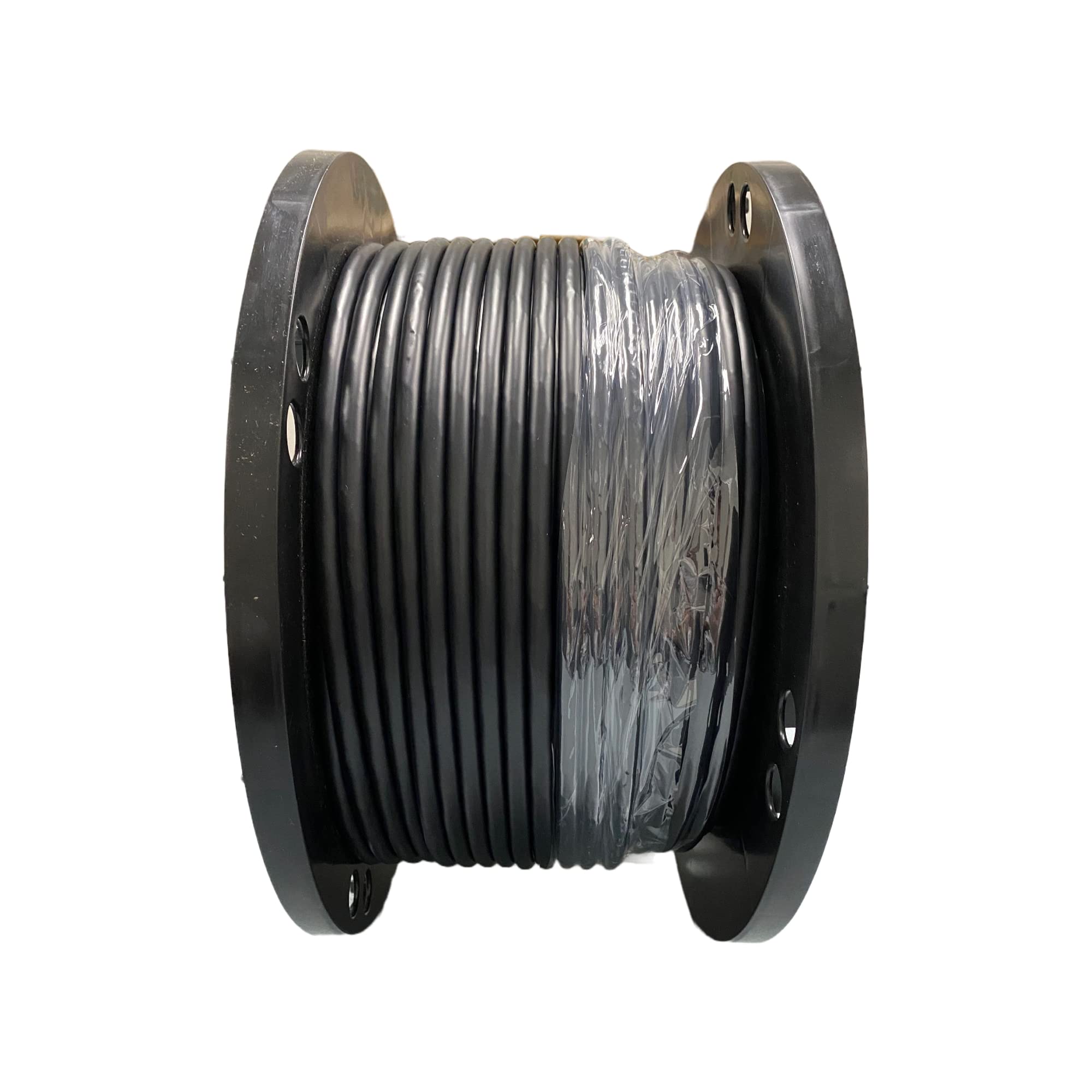 Elite Cat8 250ft Outdoor/Indoor Cable, UV Resistant, 40Gb, 2000MHz, CMR/Riser + UV/Outdoor, High Speed, Pure Solid Copper, Easy Pull Reel, Black