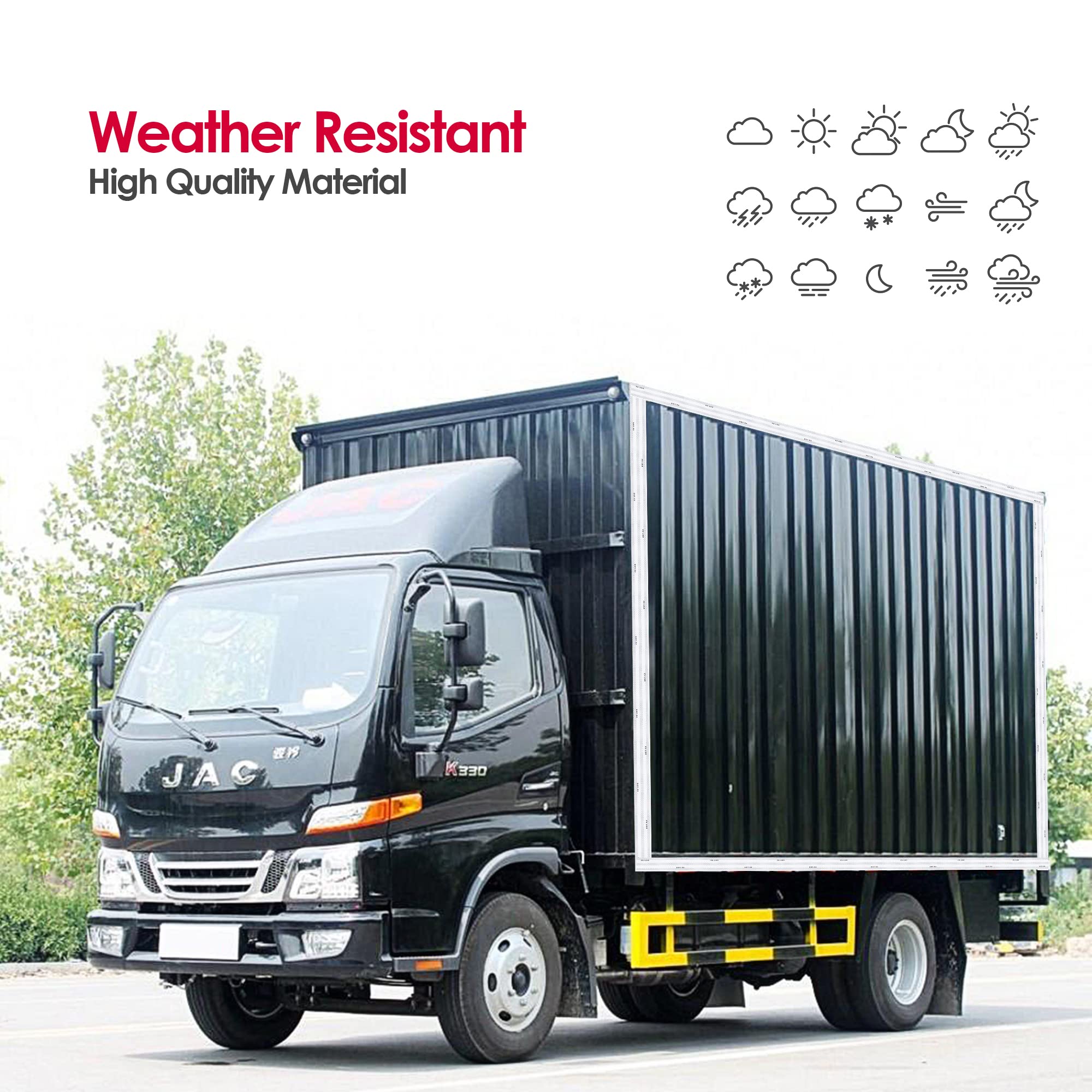 LEORAY Reflective Tapes 2" X 200 FT DOT-C2 Waterproof Silver Adhesive Reflector Tape for Trailer Cars Trucks Outdoor