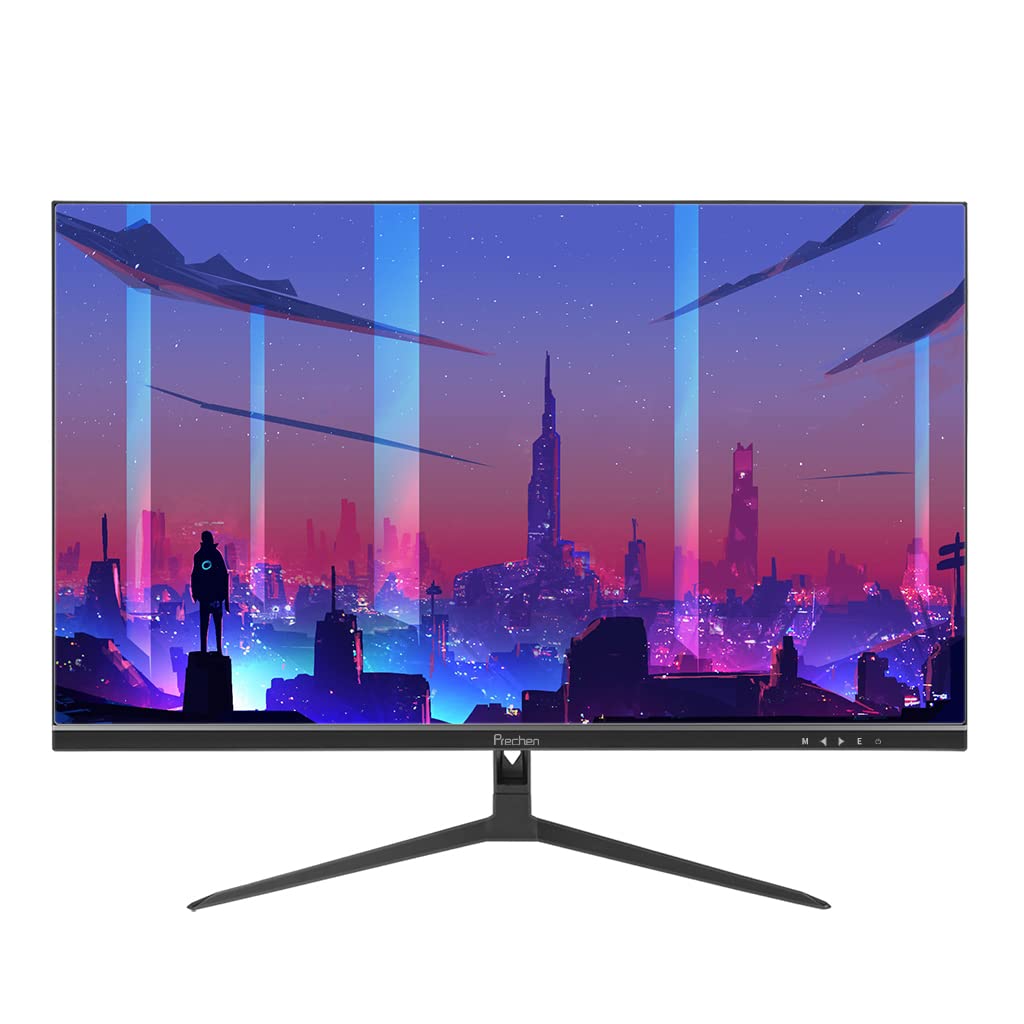 Prechen 27 Inch 165Hz Gaming Monitor IPS FHD 1920x1080 Monitor with HDMI/DP Interface, 1ms GTG, 400cd/m², AMD FreeSync, 3-Side Borderless, 99% sRGB Gaming Display