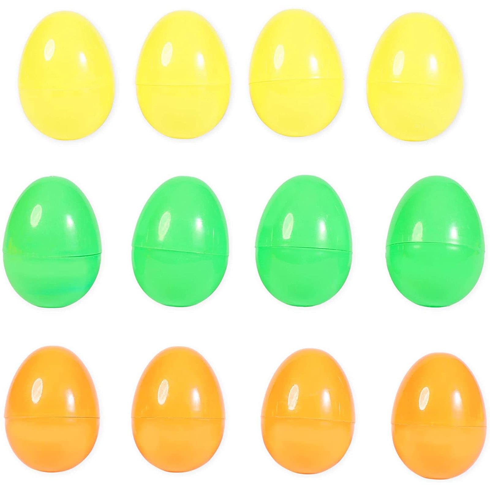 Pre-Filled Easter Eggs with Mini Pull Back Toy Cars (2.5 In, 24 Pack)