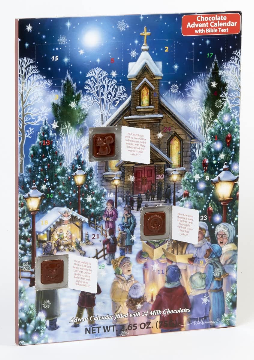 Christmas Eve Chocolate Advent Calendar (Countdown to Christmas Calendar)