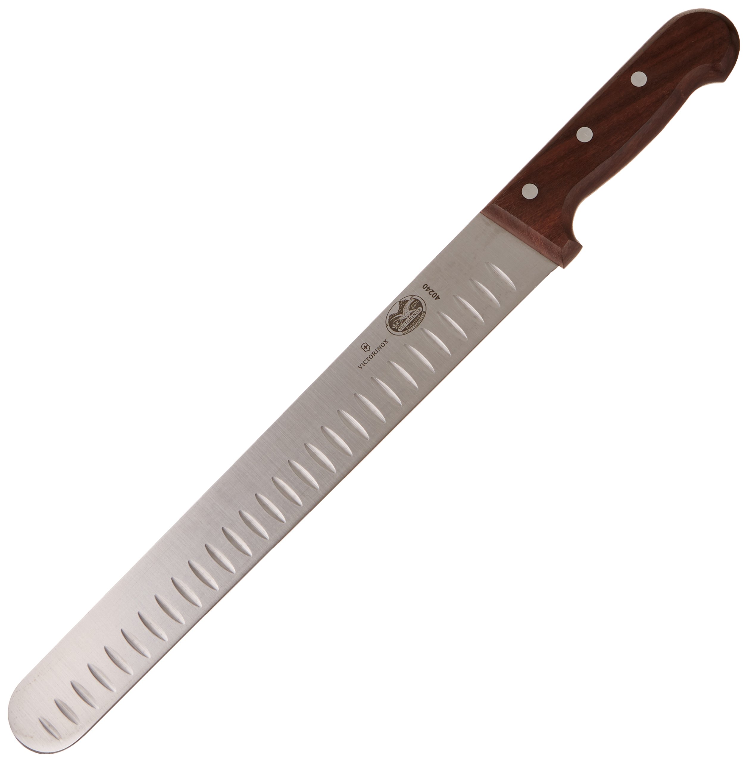 Victorinox Slicing, 12" Granton, 1.50" At Rosewood Handle