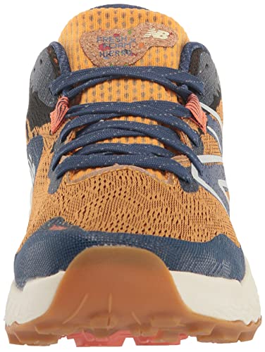 New Balance Women's Fresh Foam X Hierro V7 Trail Running Shoe, Golden Hour/Moon Shadow/Red Clay, 8.5