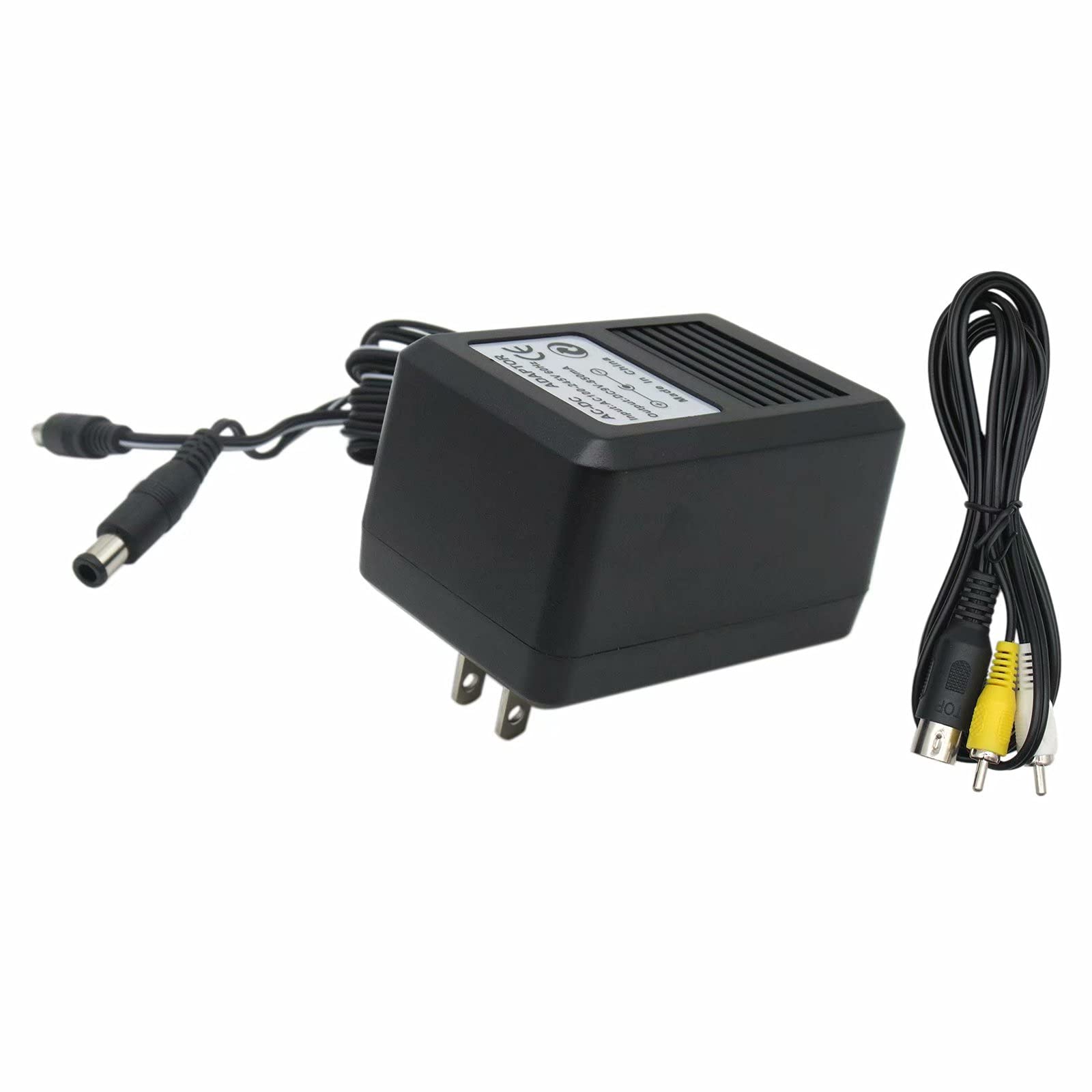 Universal AV Cable & AC Power Cord Bundle for SEGA Genesis 1 (Model: 1601)