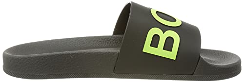 BOSS Men's Mules, Black3, 12