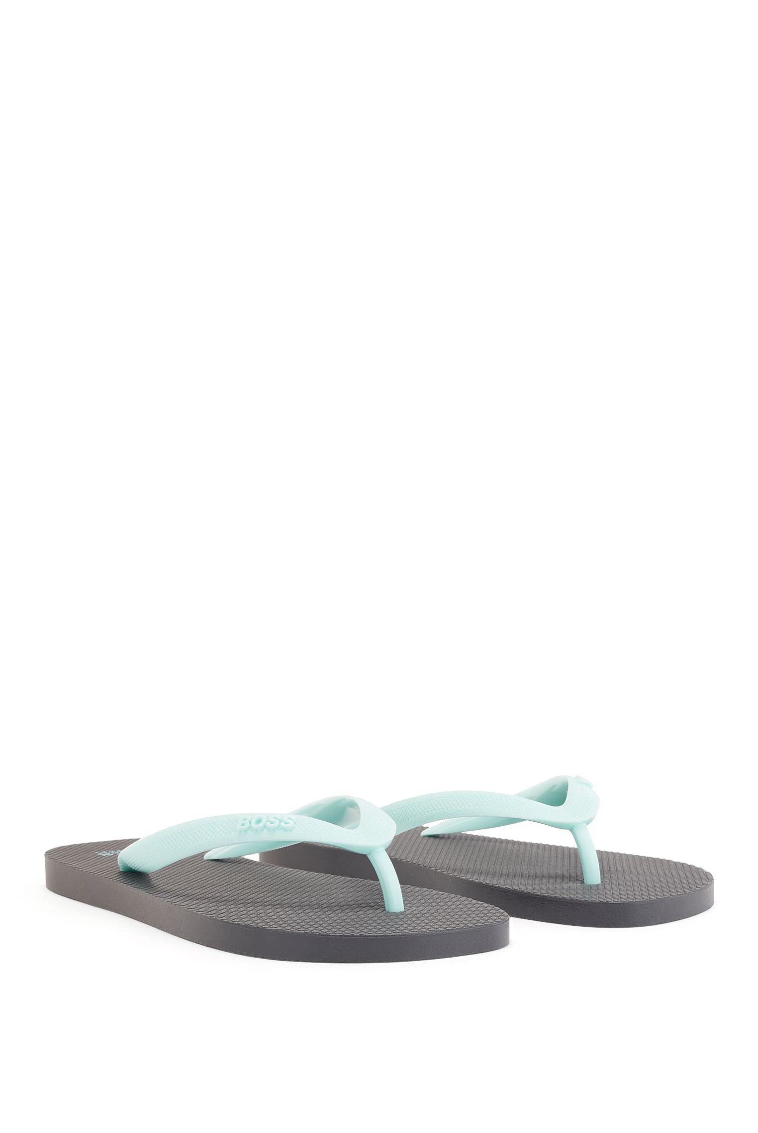 BOSS Men's Pacific_Thng_Digital Flip-Flop, Dark Green305, 10-11