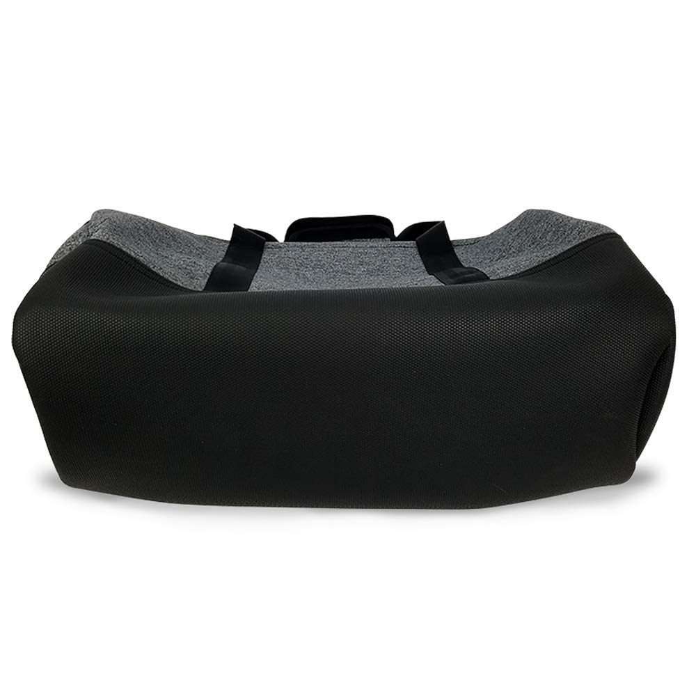 Smassy Durable Neoprene Gym Bag with Vegan Leather Bottom - Large Sports Duffel with Adjustable Shoulder Strap and Multiple Pockets