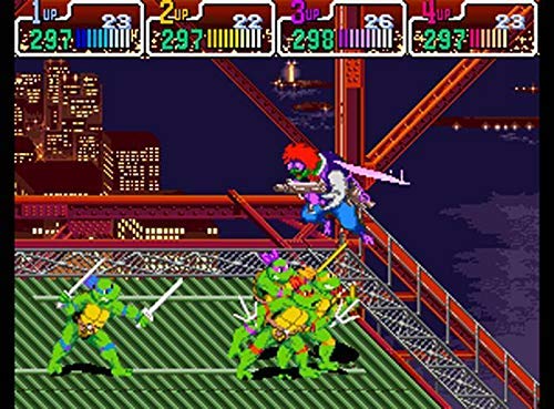 Teenage Mutant Ninja Turtles IV: Turtles in Time - (Super Nintendo, SNES) Reproduction Cartridge