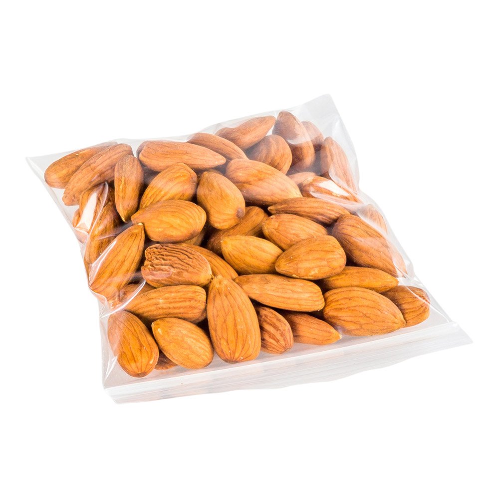 Restaurantware Bag Tek 4.5 x 4 Inch Resealable Zip Bags 100 High Clarity Zip Bags - For Snacks Nuts Seeds Candy Treats & More Clear Plastic Zipper Storage Bags