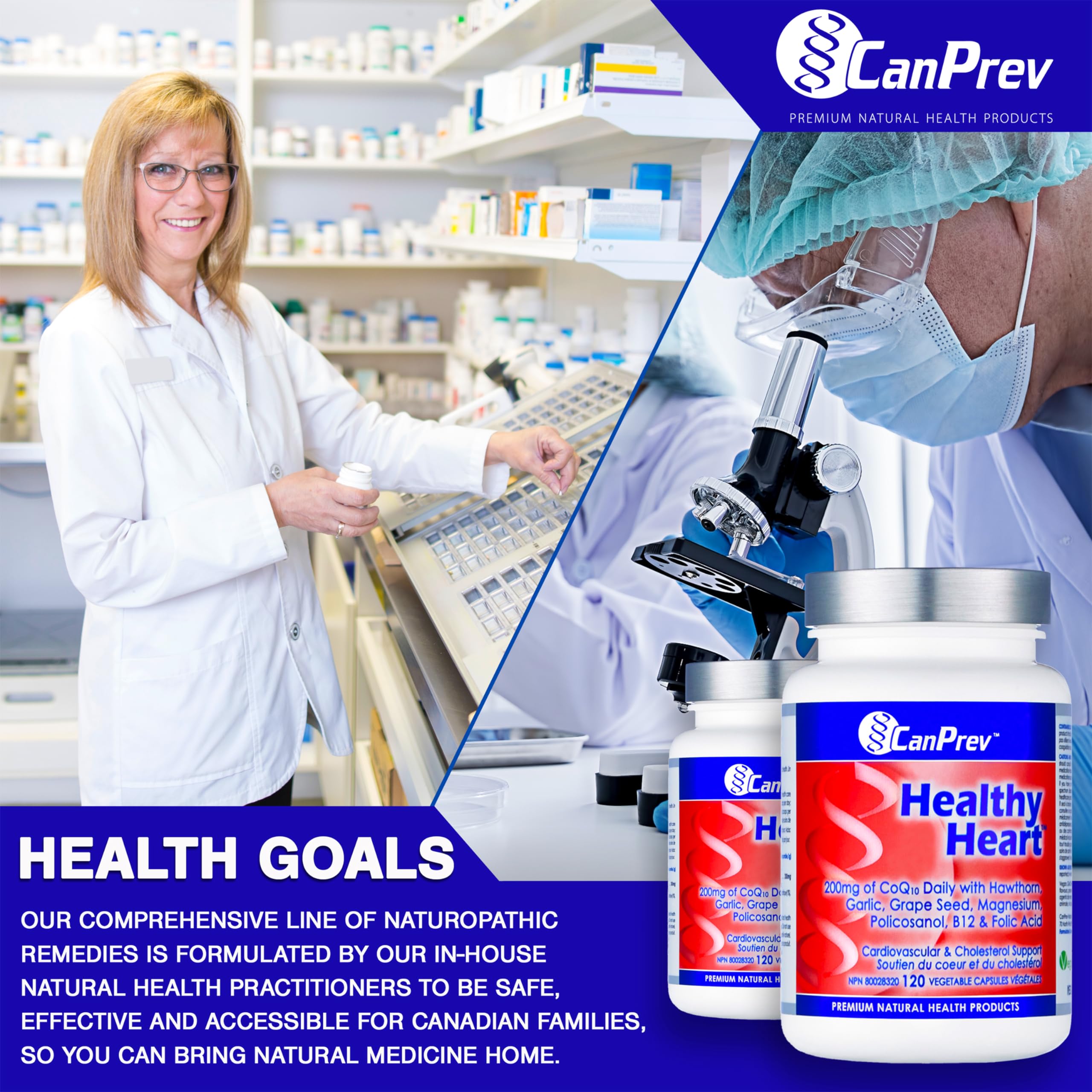 CanPrev Healthy Heart Vegi Capsules, 120 Count
