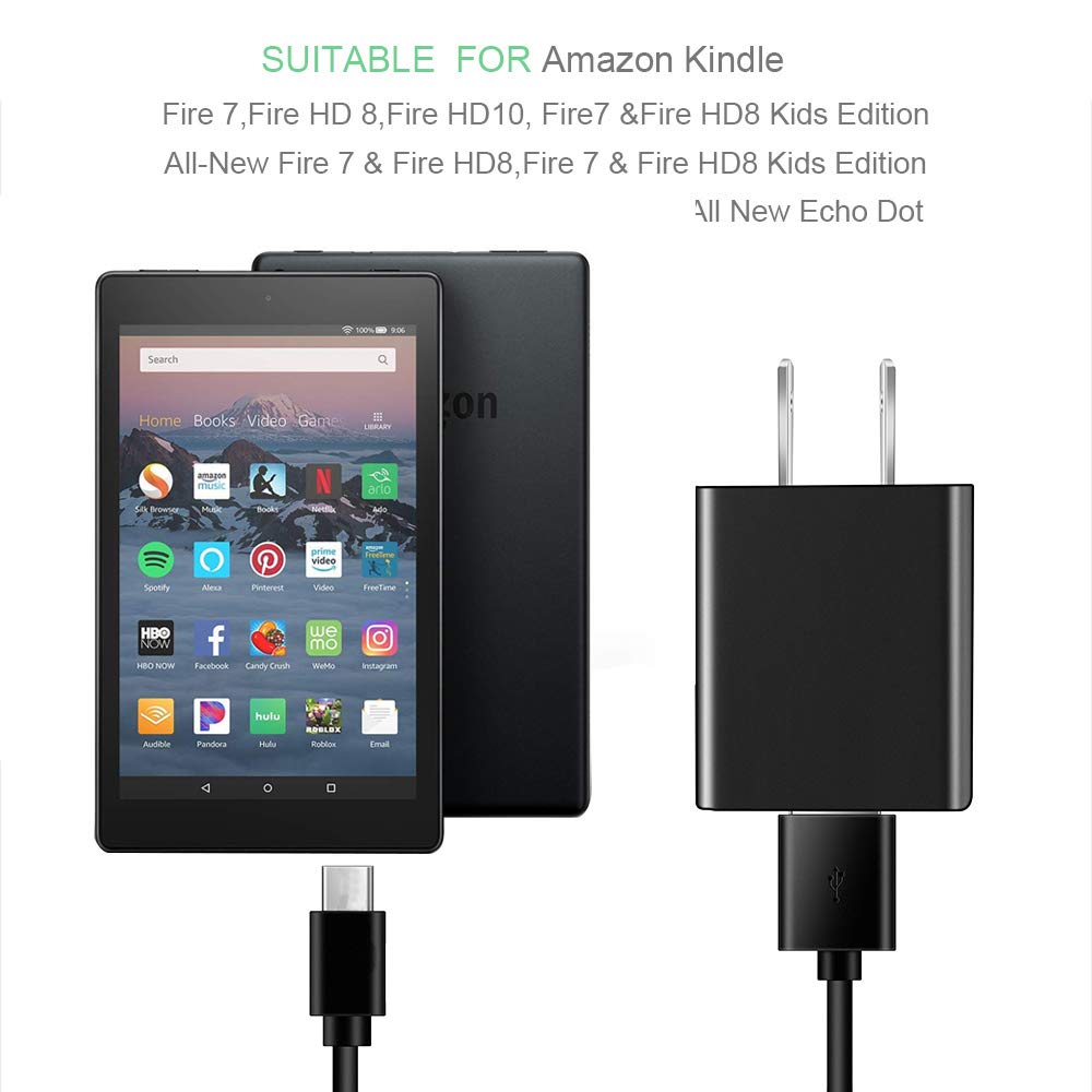 Charger for Charging Fire Kids Edition Tablet