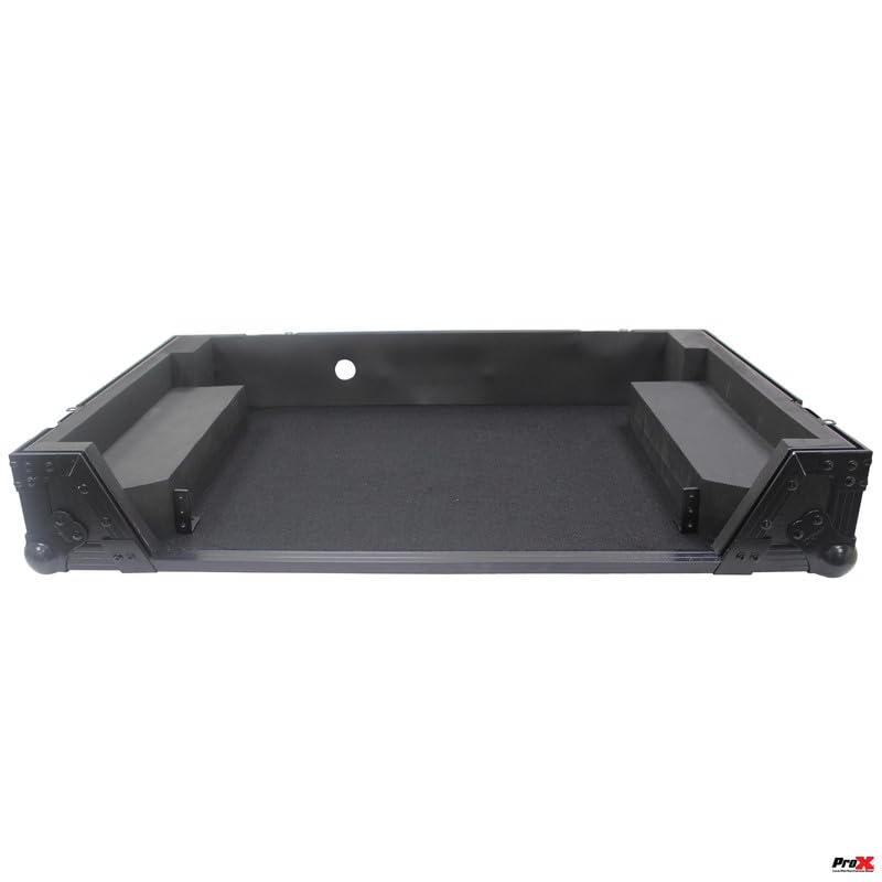 ProX Flight Case for Pioneer DDJ-1000 & DDJ-1000 SRT Digital Controller with Durable Rubber Wheels - Black on Black Design - XS-DDJ1000-WBL