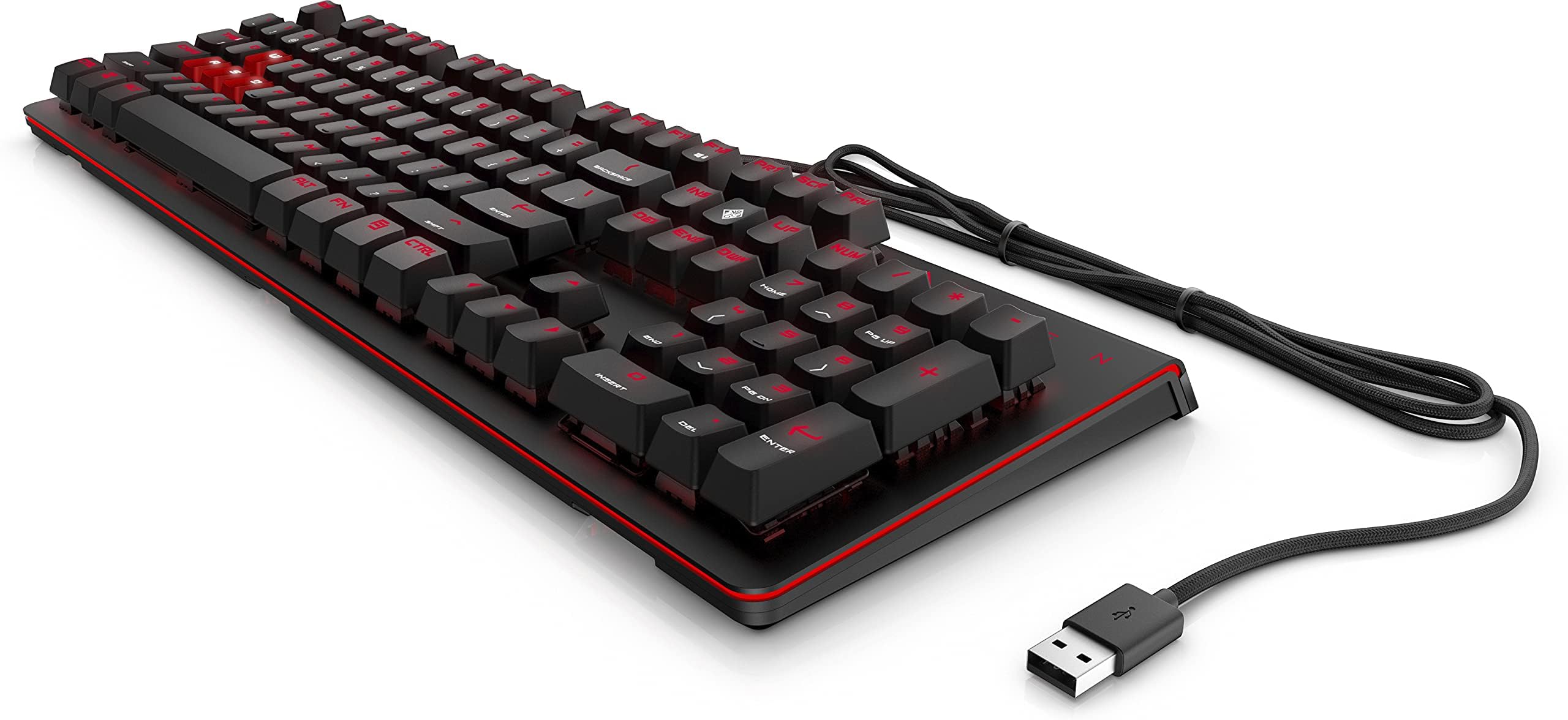 OMEN by HP Wired USB Gaming Keyboard 1100 (Black/Red)