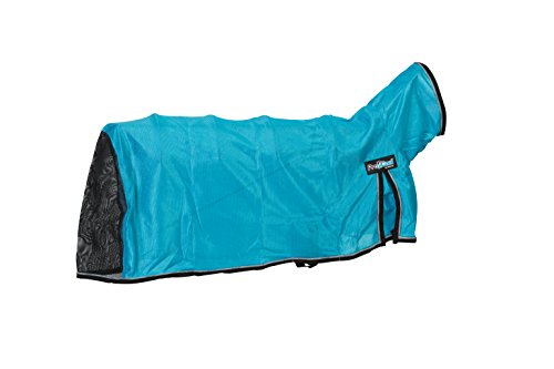 Weaver Leather Livestock ProCool Mesh Sheep Blanket with Reflective Piping , Hurricane Blue, Medium
