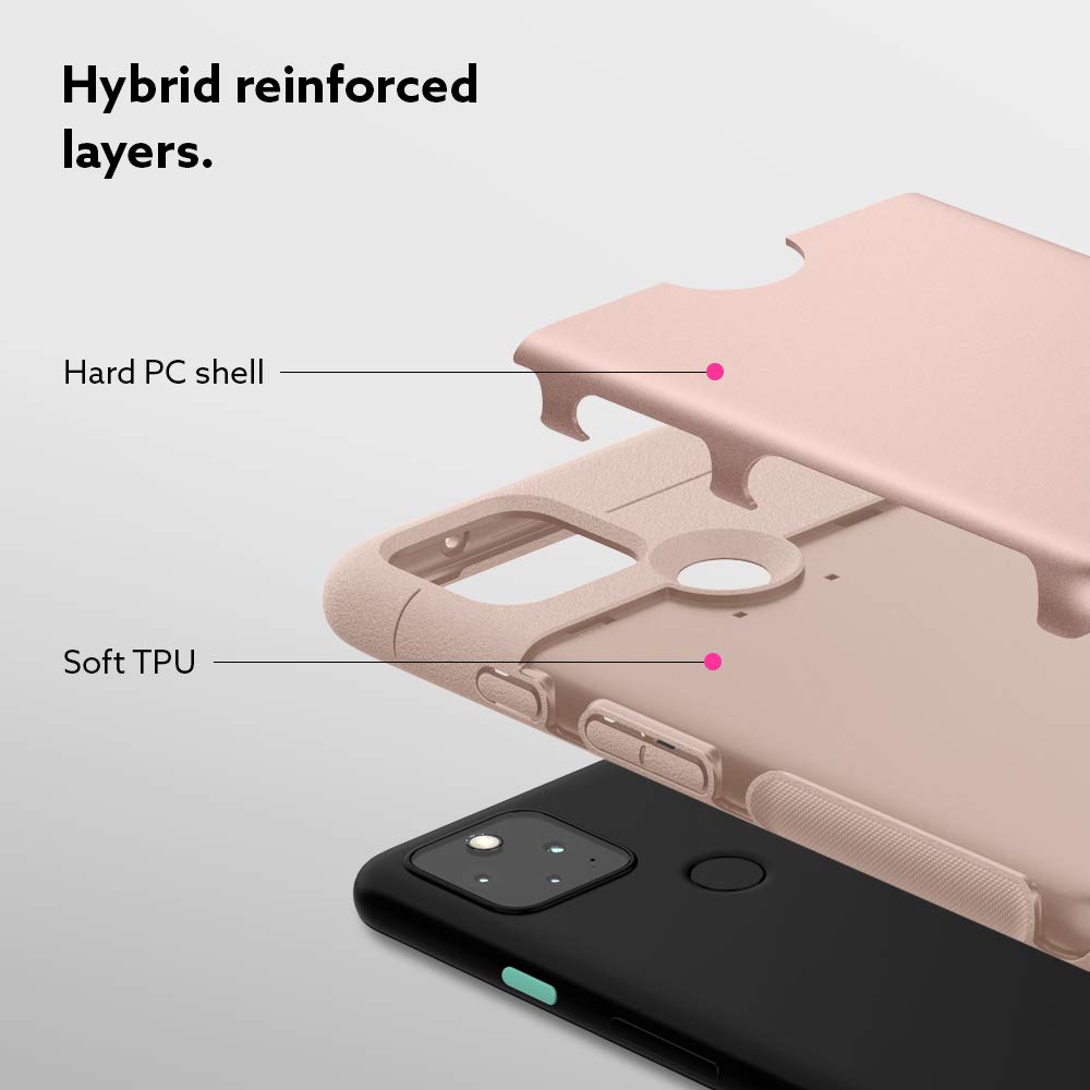 Caseology Legion for Google Pixel 5 Case (2020) - Stone Pink