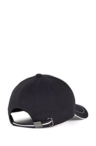 Boss Green 50245070-001 Men's Logo Twill Cap 1, New Black, One Size