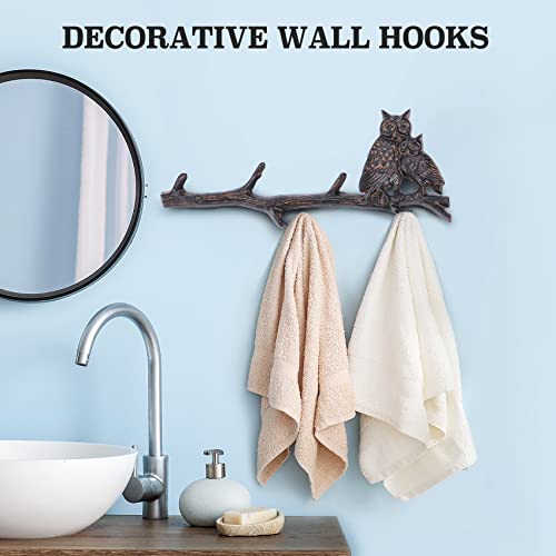 Gudoesy Wall Hooks,Decorative Wall Hooks,Rustic Decorative Coat Hooks for Hanging
