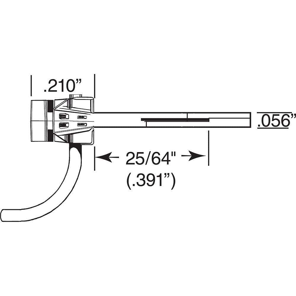 HO Scale Whisker Coupler, 25/64" Center (25 pr)