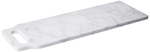 Fox Run White Marble Paddle Board, 18 x 6-inch