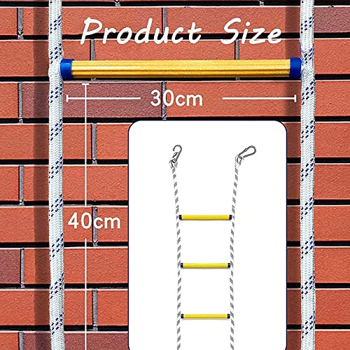 Fire Escape Ladder - Household Items Emergency Ladders, Safety Rope Ladder, Kids and Adults Ladder, for Home Climbing (Size : 8M)