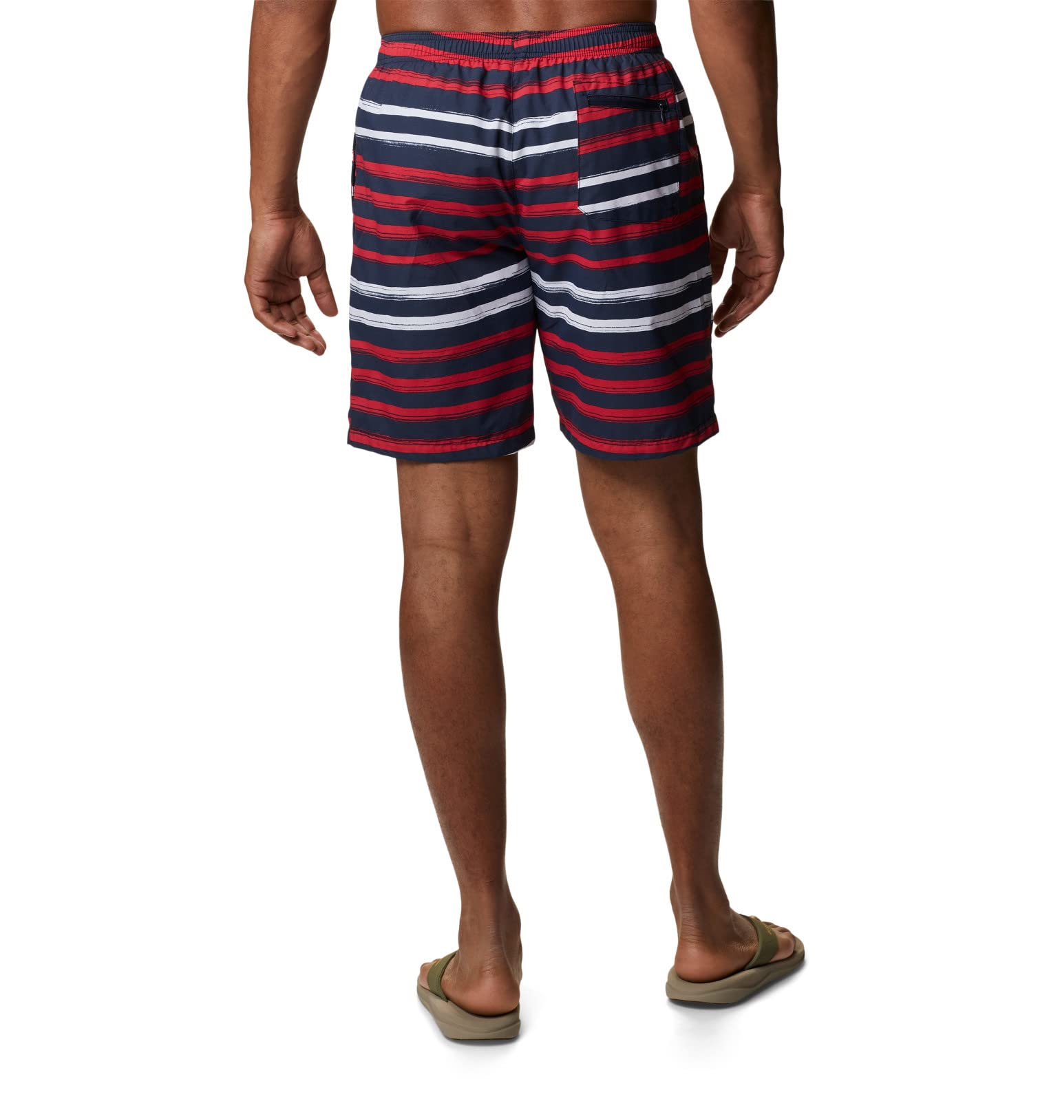 Columbia Men's Big Dippers Water Short Swimwear, azul Wavy Islands, Small x 8