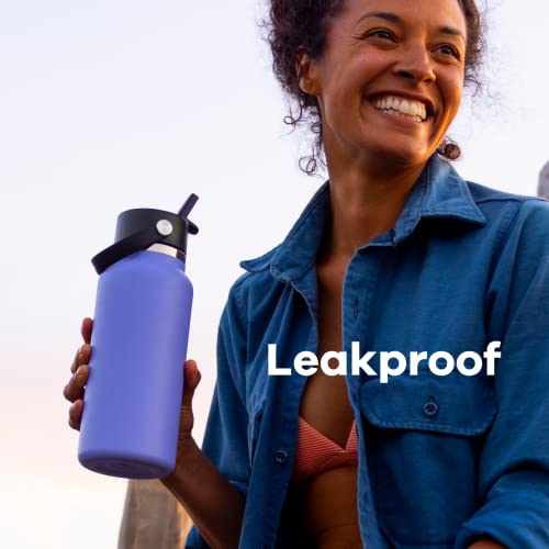 Hydro Flask 40 OZ WIDE FLEX STRAW CAP BLACK