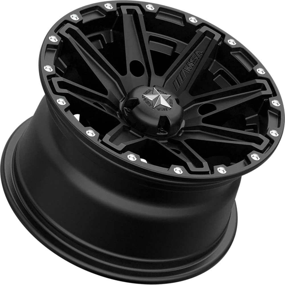 MSA Offroad Wheels MA33 14X7 4X137 S-BLK 10MM - M33-04737