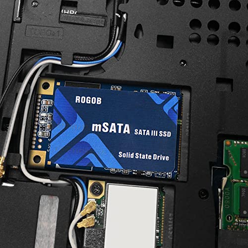 ROGOB 256GB mSATA SSD SATA III 6Gb/s Small Form Internal Solid State Drive Mini Hard Disk for Ultrabook Desktop PC Laptop (30 x 50mm)