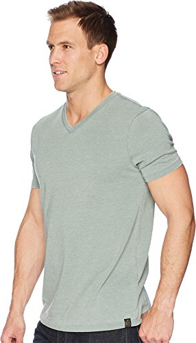 Lucky Brand Men's Venice Burnout V-Neck Tee Shirt, Laurel Wreath, Small